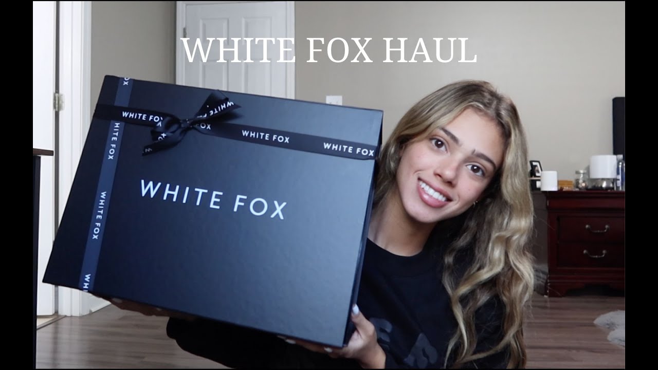 white fox try-on haul - YouTube