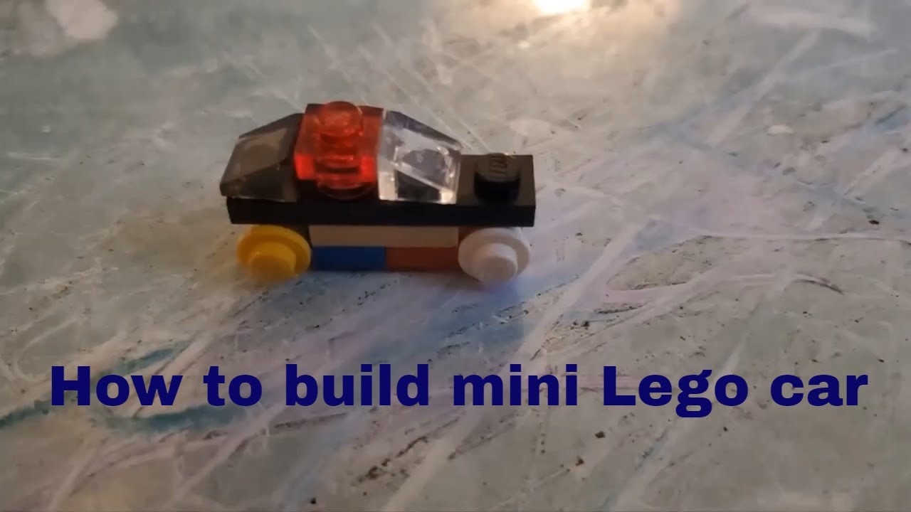 Lego Toys - How to build Lego teeny tiny car - YouTube