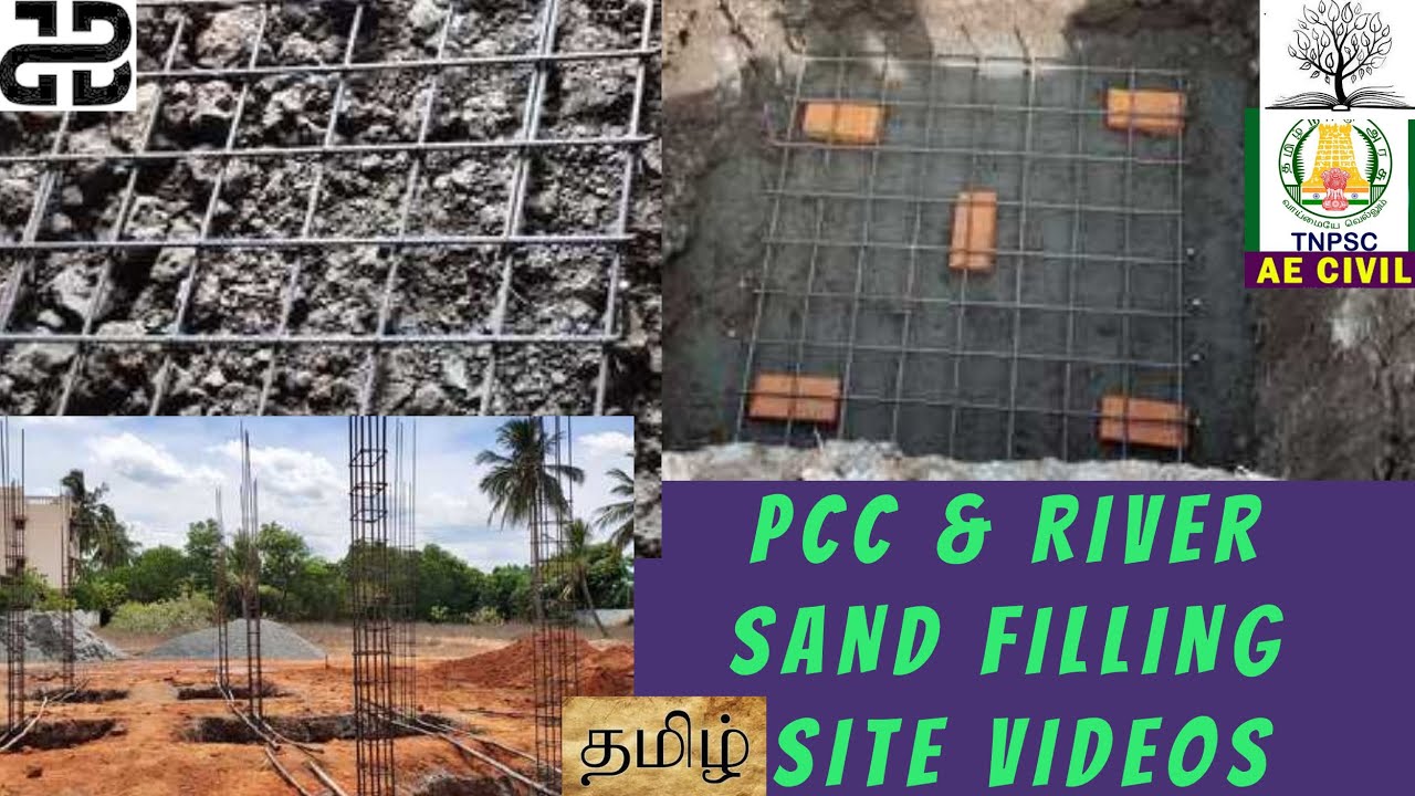 (EP-2)PCC | FOOTING EXCAVATION SITE VIDEOS |TAMIL| RIVER SAND PCC ...