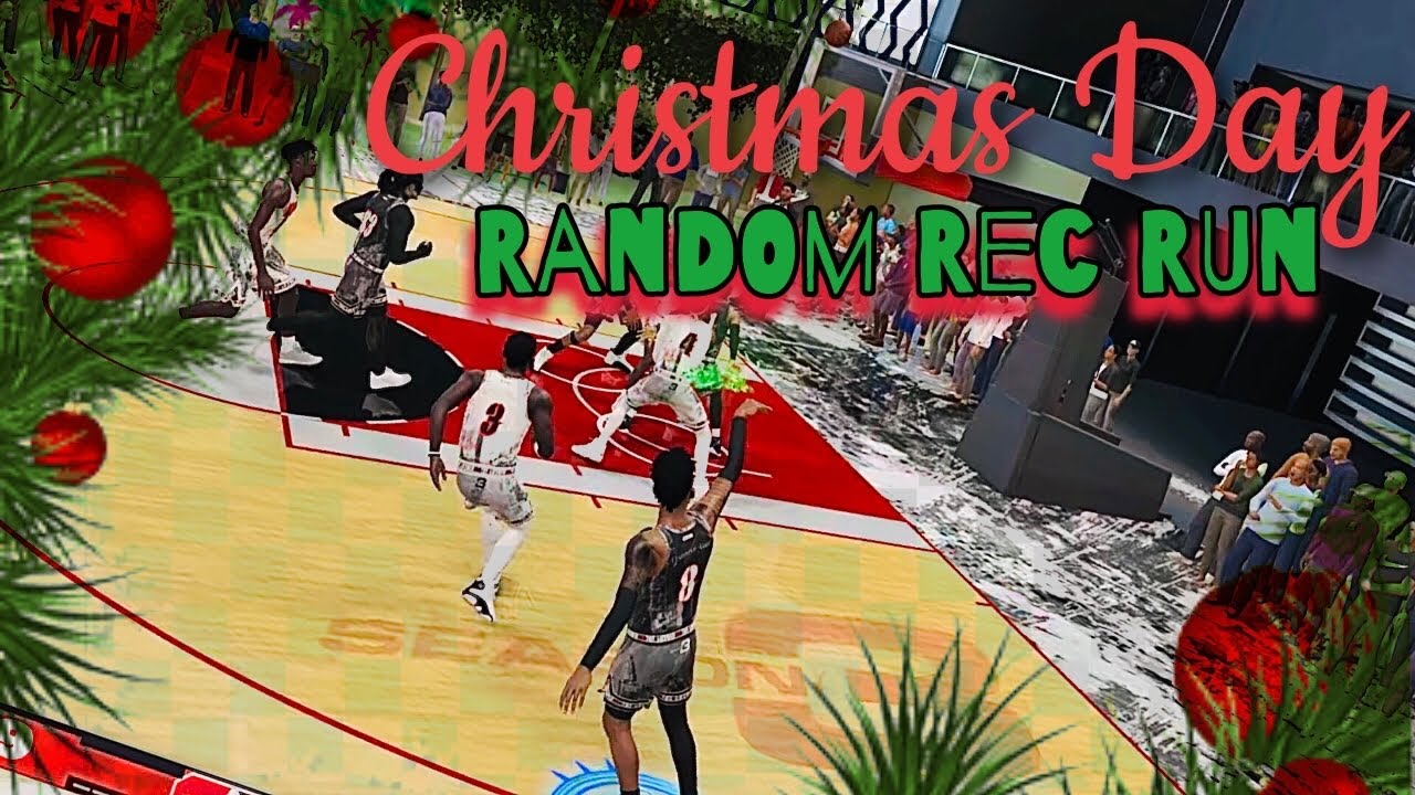 NBA 2k24 The REC | Random REC CHRISTMAS DAY Runs 🎄 | 2K finally gave me ...