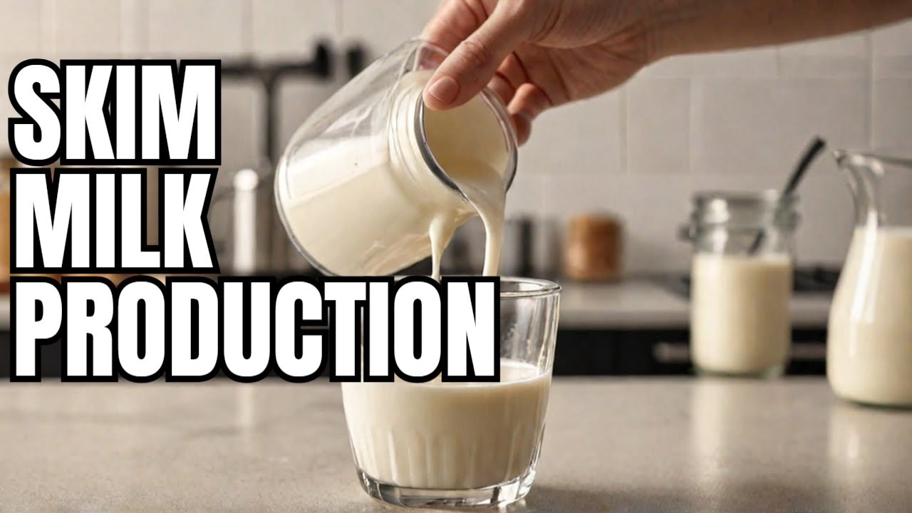 Lecture 19 Manufacture of Skim Milk - YouTube
