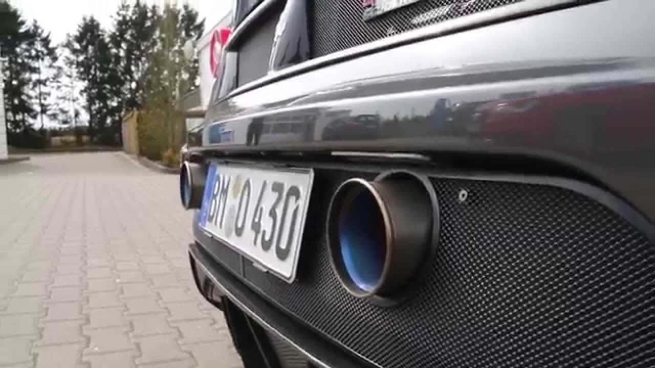Ferrari 430 Scuderia with Fuchs exhaust startup and acceleration LOUD ...