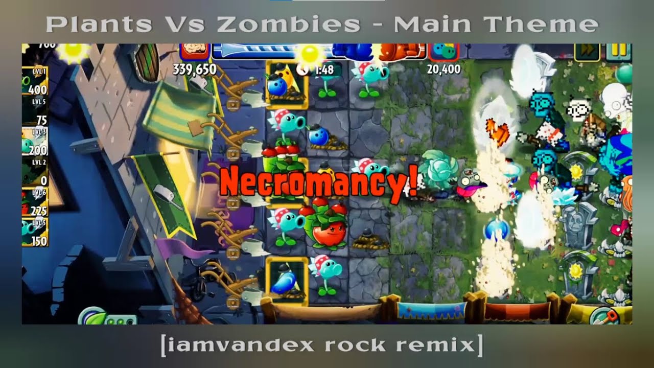 Plants Vs Zombies Main Menu [iamvandex rock remix] - YouTube