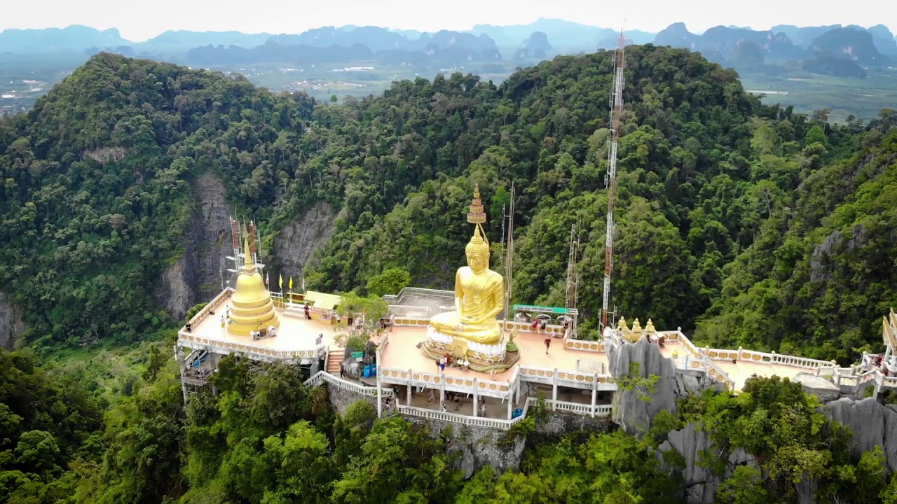 Tiger Cave Temple | Thailand | Aerial View | Drone Shot | Free To Use ...