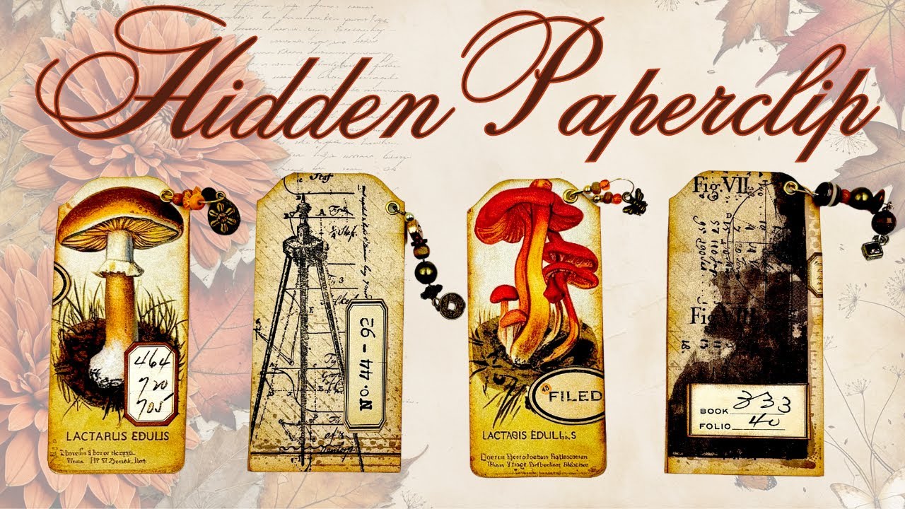 HOW TO MAKE HIDDEN PAPERCLIPS WITH DANGLES THAT FUNCTION AS TABS AND ...