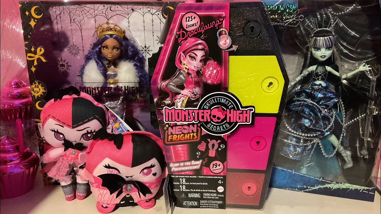 All the Monster High stuff I got for Christmas - YouTube