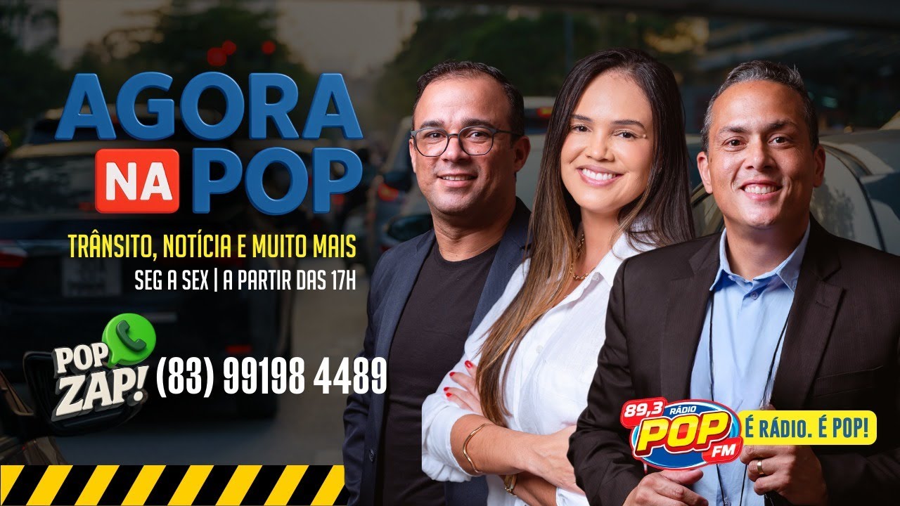 AGORA NA POP - 03 DE NOVEMBRO DE 2025 - Rádio Pop FM | 89.3 - YouTube