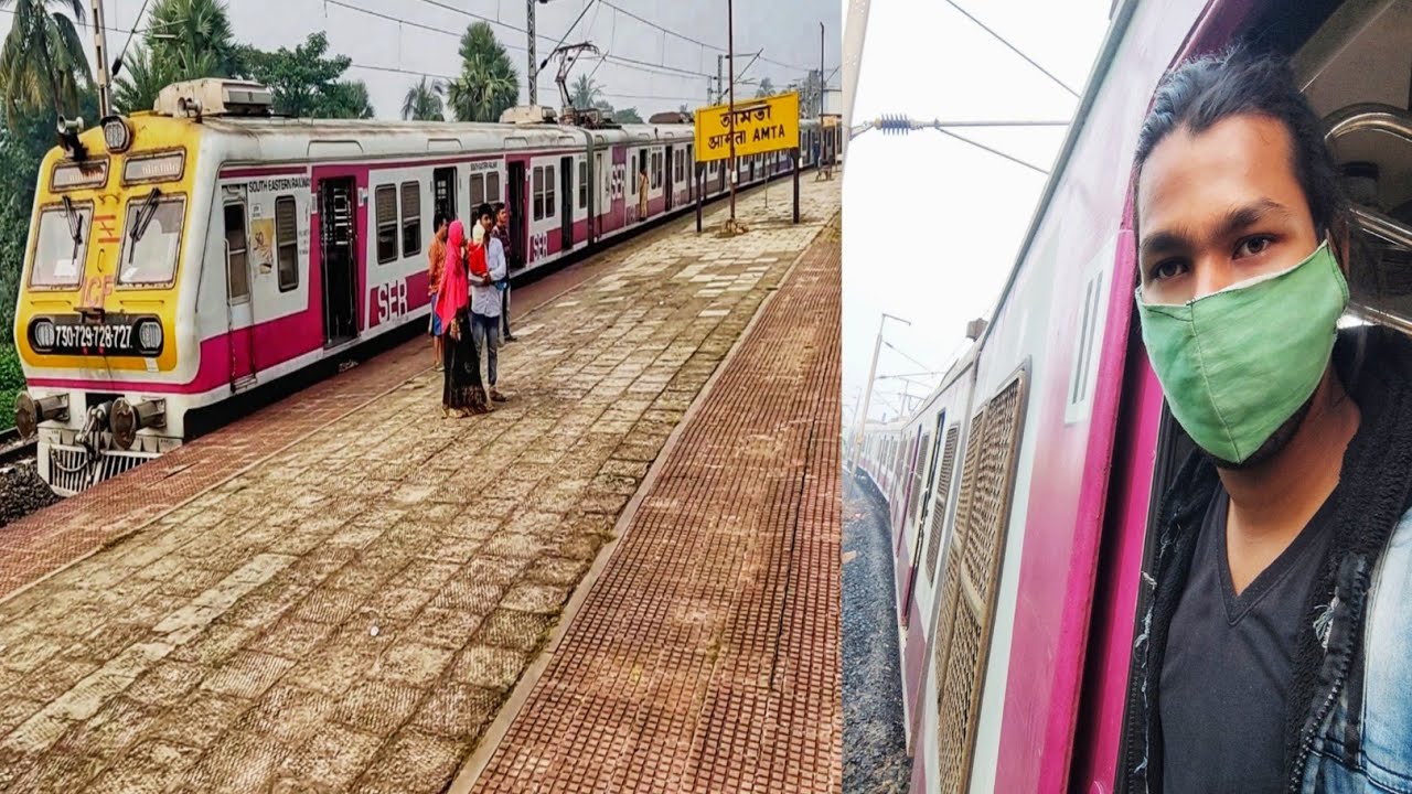 Howrah To Amta Local Train 🚈 Journey - YouTube
