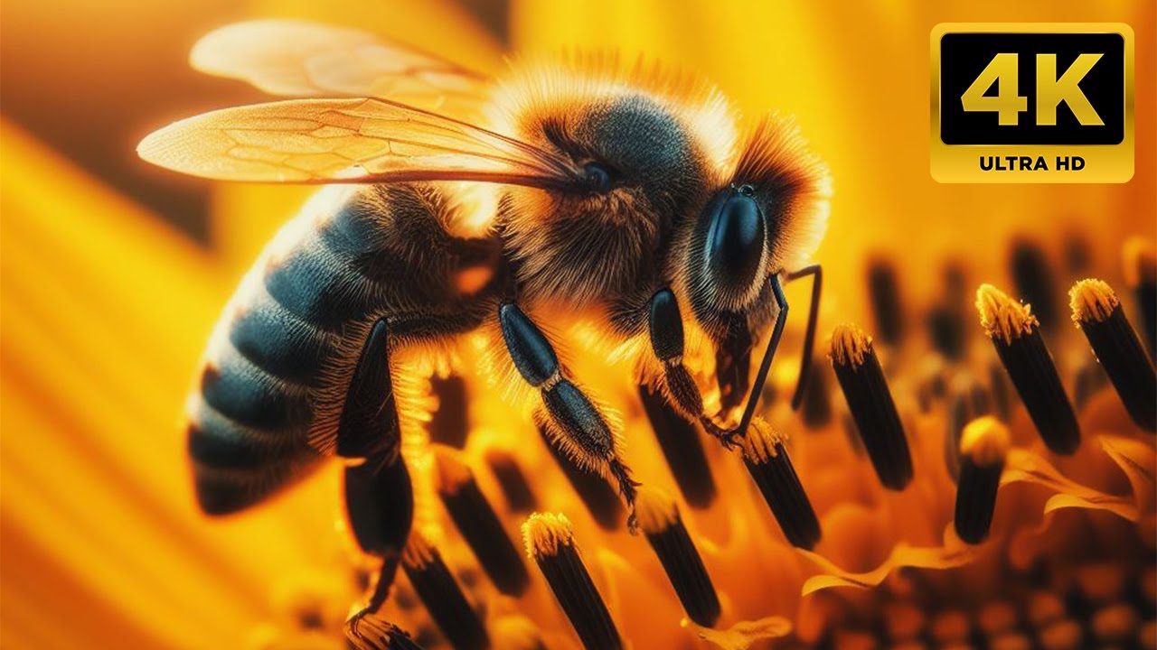 Buzzing Wonders: Exploring the Fascinating World of Bees | 4K Ultra HD ...