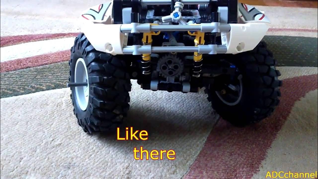 Lego Technic wheel hub mod - YouTube