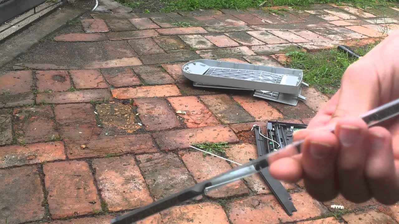 Rozwalanie skanera hp scanjet 2300c - YouTube