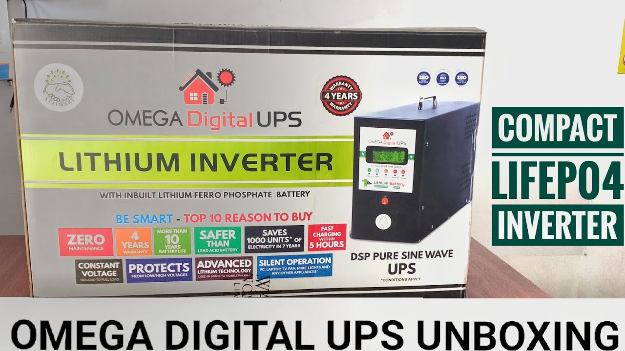 Omega Digital UPS unboxing - YouTube