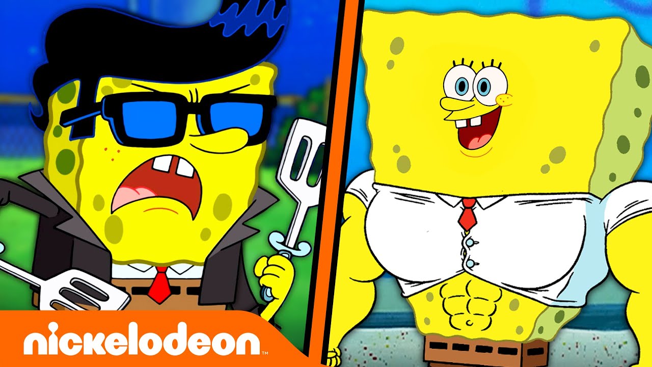 SpongeBob BUILD A SCENE Game! | 30 Minutes | Nicktoons - YouTube