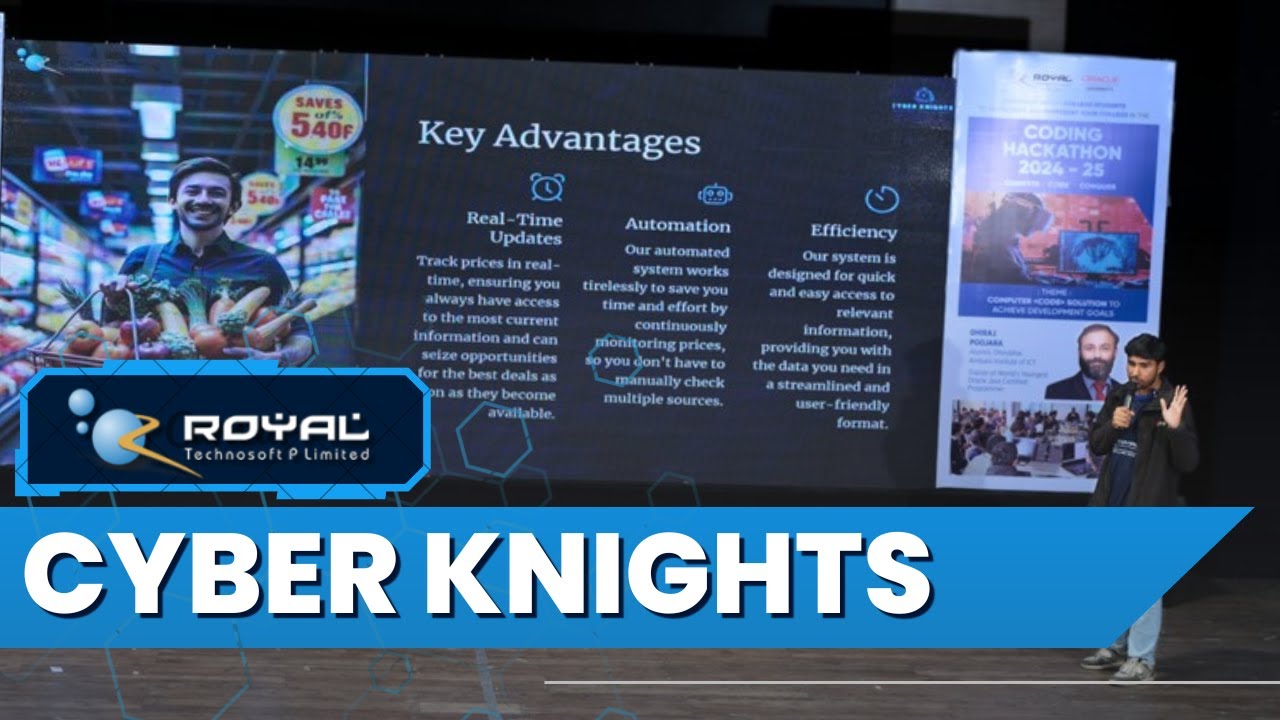 Team Cyber Knights || Hackathon 2024 - 25 || Royal Technosoft P Limited || Mr.Dhiraj Poojara ...