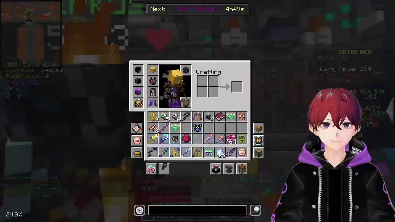 F7 gaming only. Hypixel Skyblock Ironman. [Vtuber] - YouTube