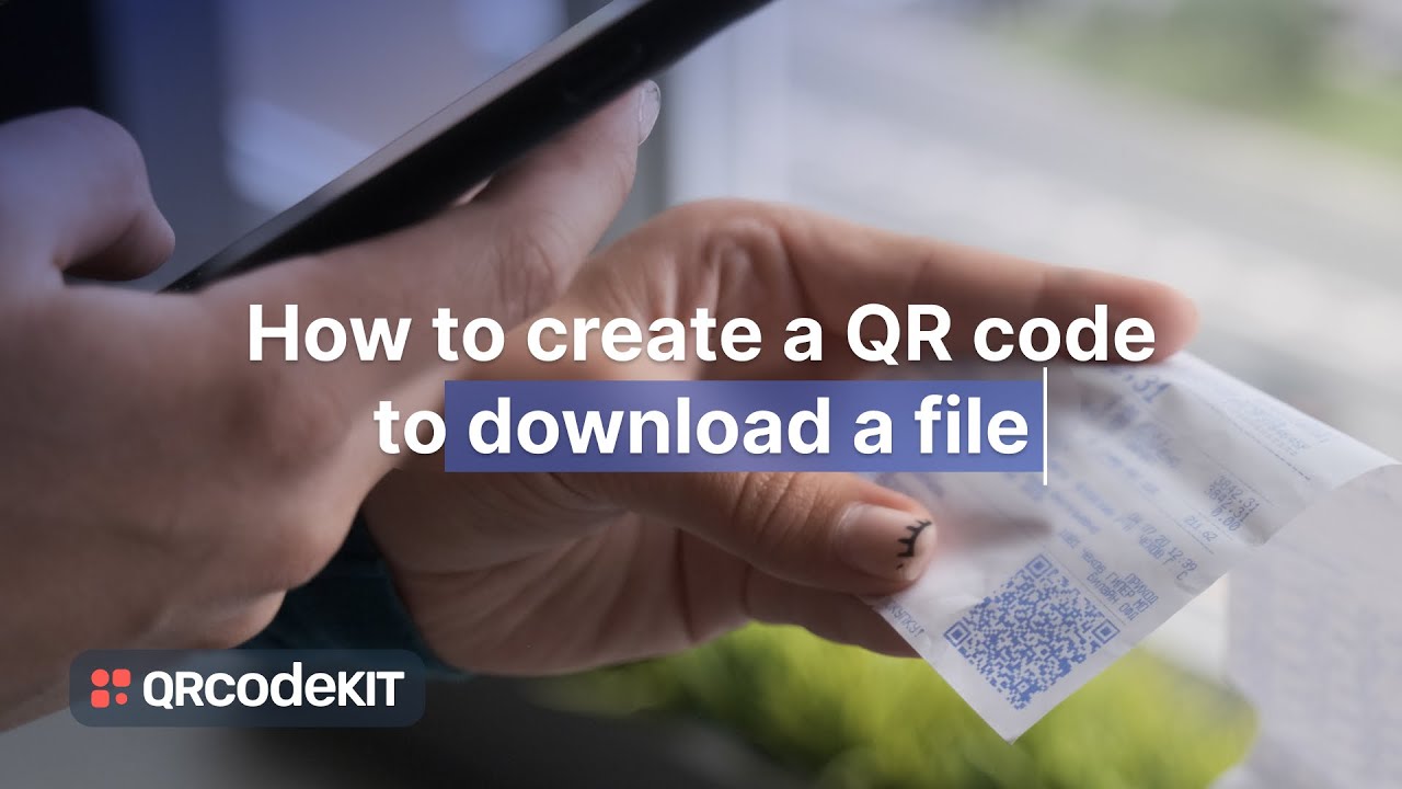 How to create a QR code to download a PDF or any type of file - QR Code ...