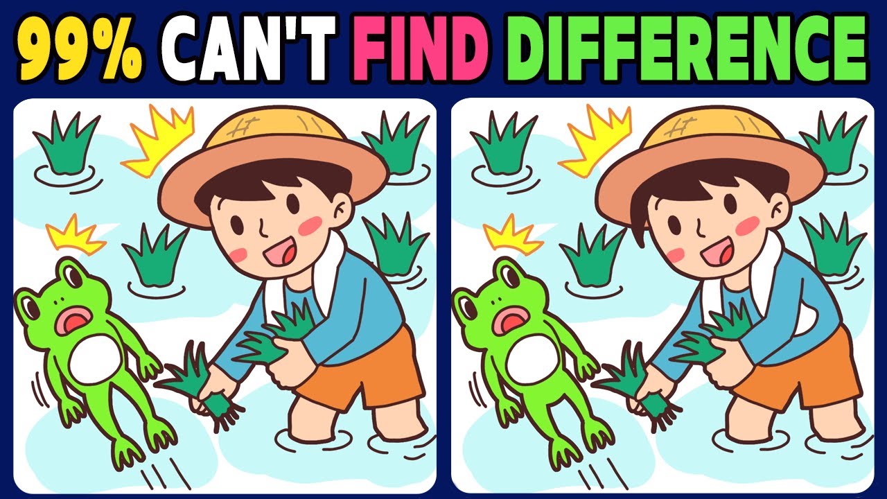 【Spot the difference】99% can't find difference / Picture puzzles【Find ...