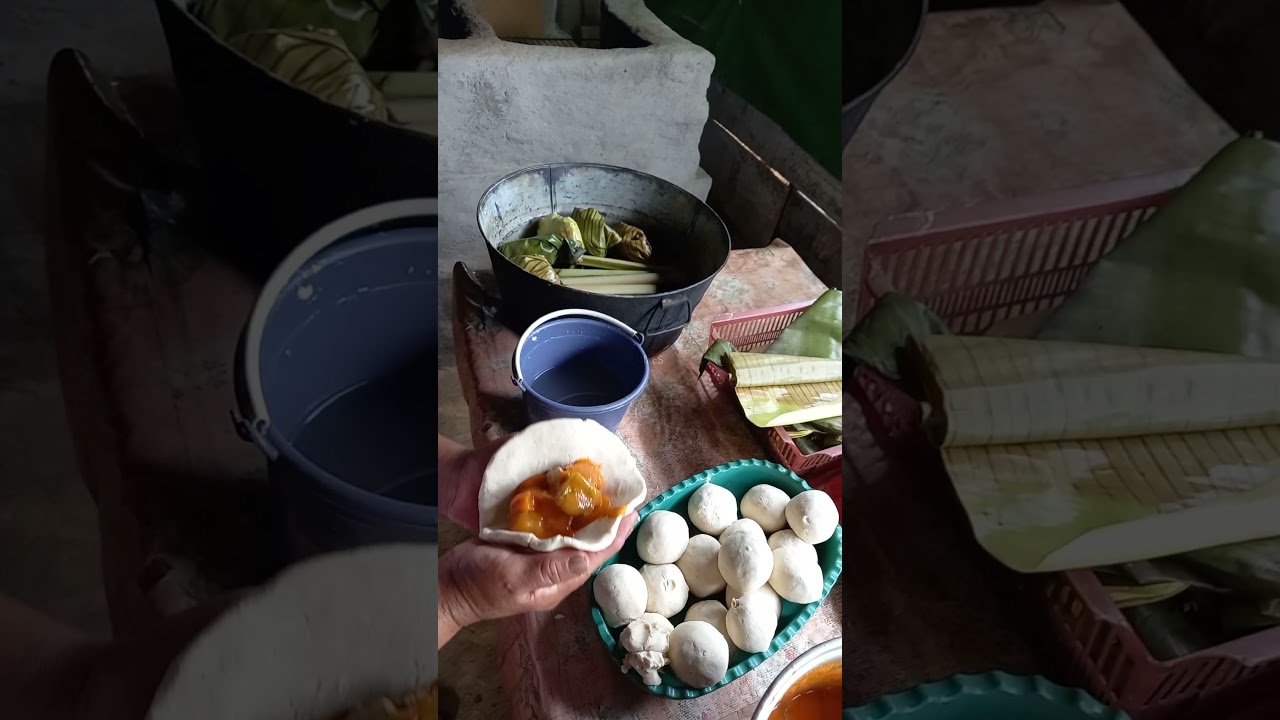 tamales de bola elaboración! de Juquila Mixe Oaxaca - YouTube