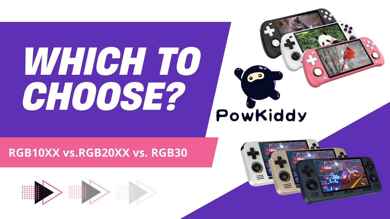 PowKiddy RGB10, RGB20 and RGB30 Series Review - All Handheld Consoles ...