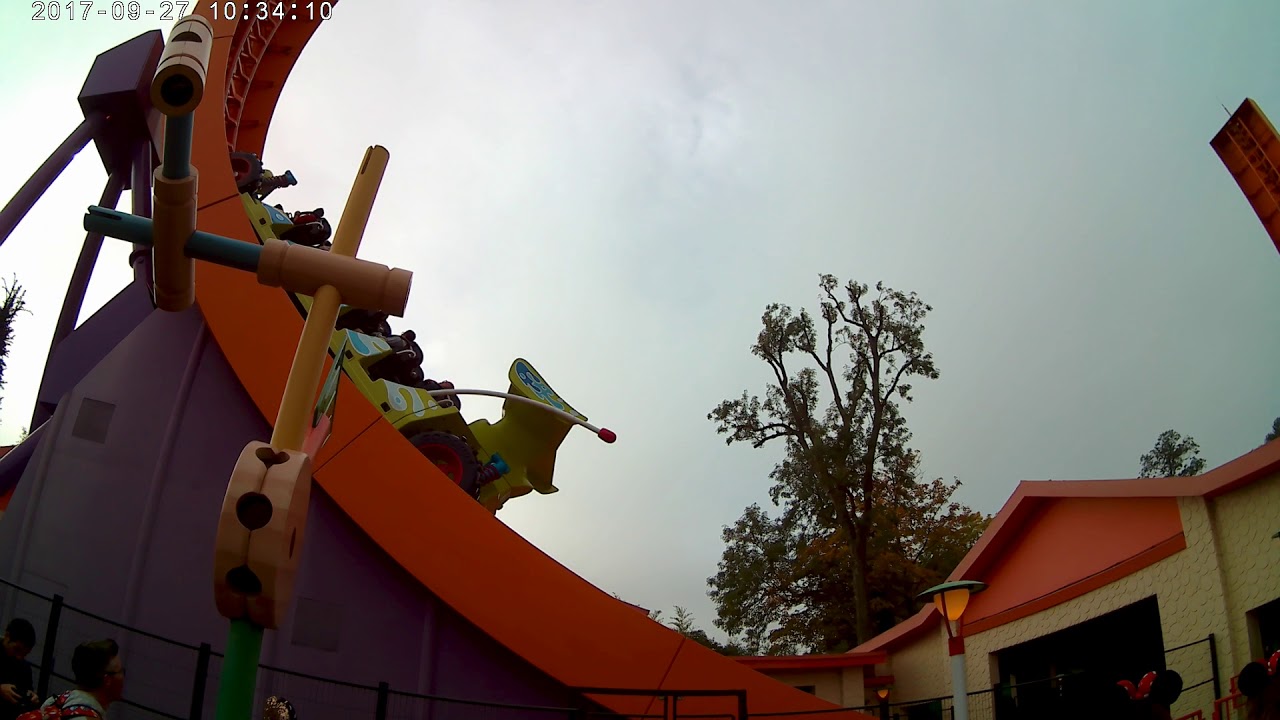 RC Racer Ride At Disneyland Studio's Paris, 27 September 2017 - YouTube