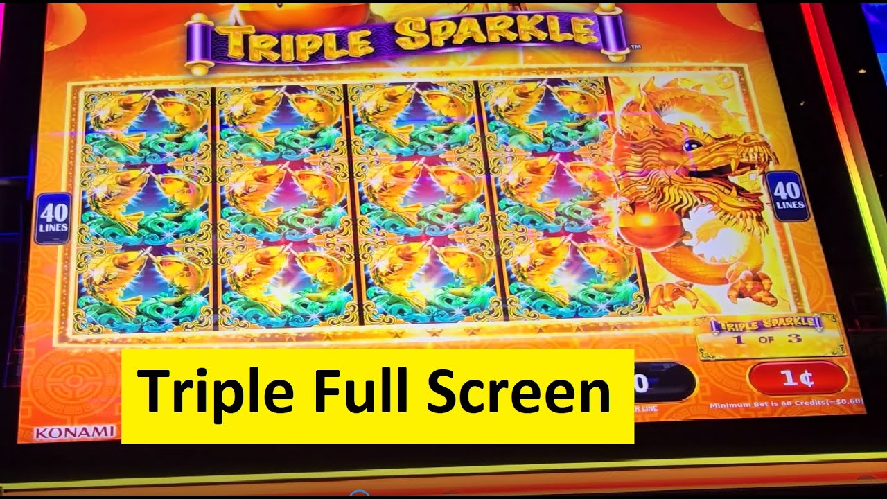Super Big Win on the Imperial Wealth Triple Sparkle Slot! Konami Game ...