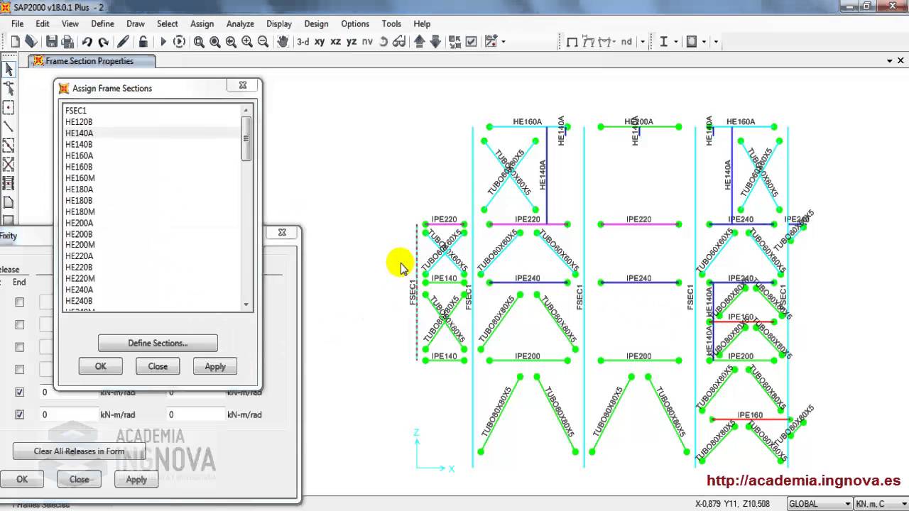 SAP2000 V18 - EJEMPLOS PRÁCTICOS - YouTube