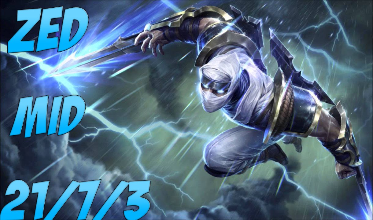 League of Legends - ZED MID GAMEPLAY - OPA 21/7/3 [PT-BR] - YouTube