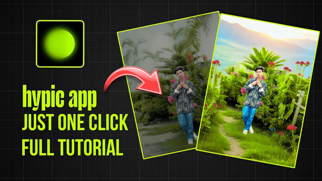 Hypic New One Click Photo Editing | Hypic App Full Editing Tutorial ...