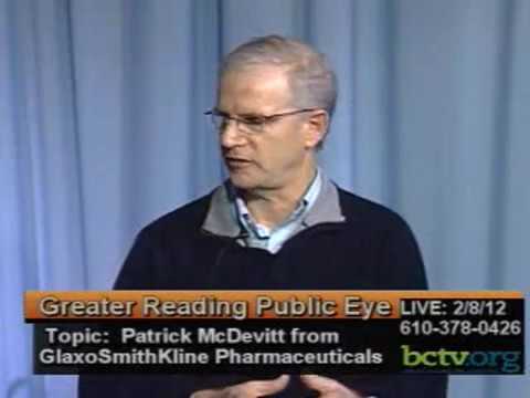 Patrick McDevitt from Scientist with GlaxoSmithKline 2-8-12 - YouTube