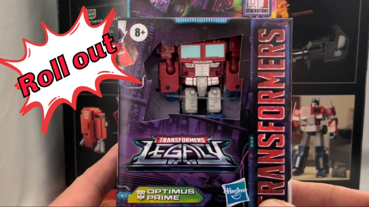 Optimus prime Legacy core class transformer unboxing - YouTube