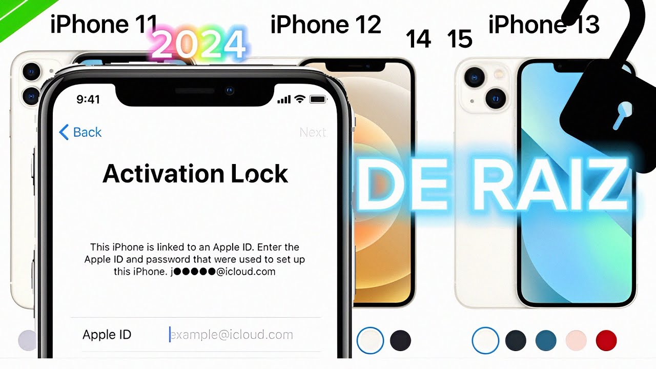 Como quitar icloud iphone 11,12, 13, 14, 15 promax GRATIS 2024 ...