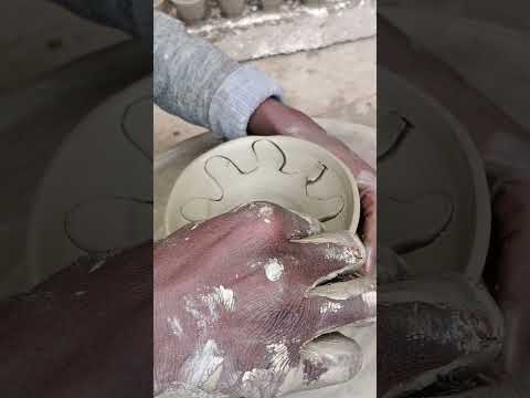pottery with clay 🌸#shorts #video #viral #trending #pottery #clay #art #like #love #music #india
