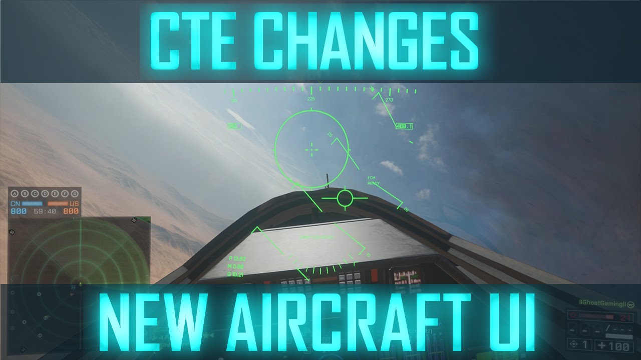 Battlefield 4 CTE Changes - New Aircraft UI! - YouTube