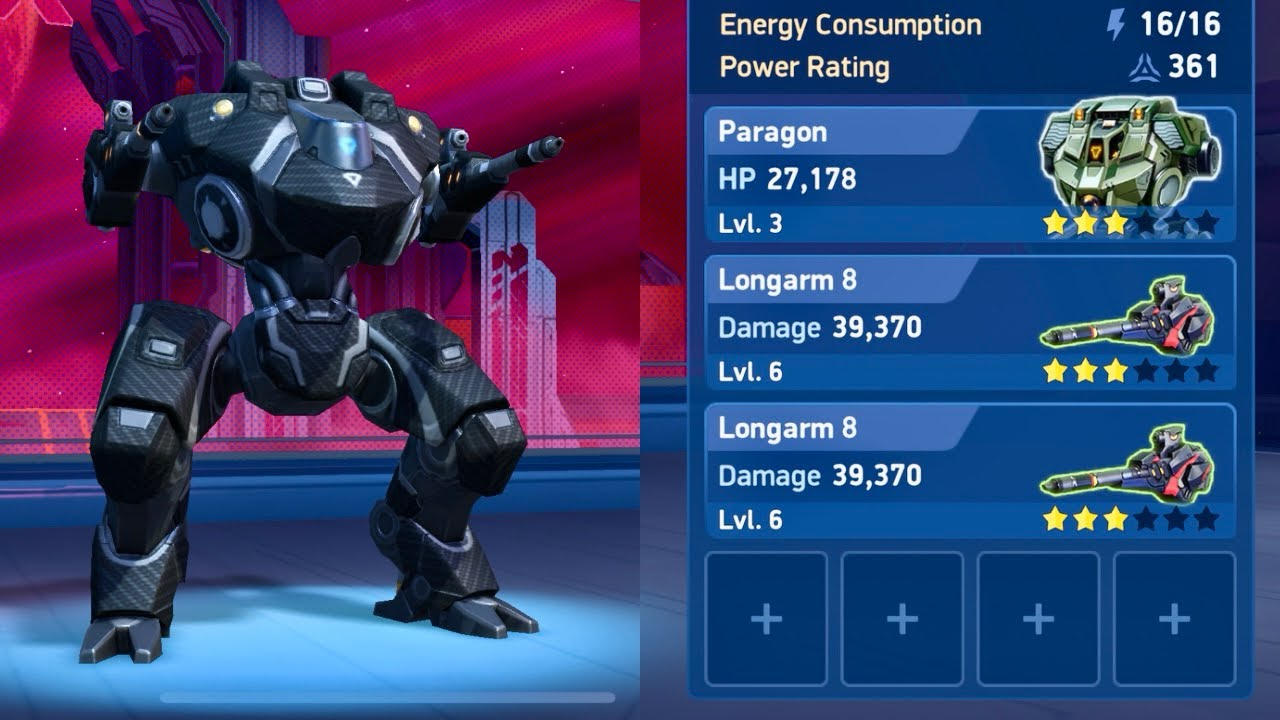 mech arena paragon Longarm 8 | mech arena gameplay | mech arena - YouTube