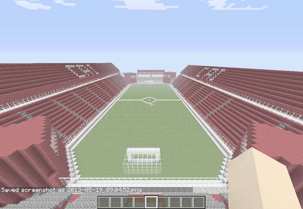 La cancha de Independiente en minecraft - YouTube