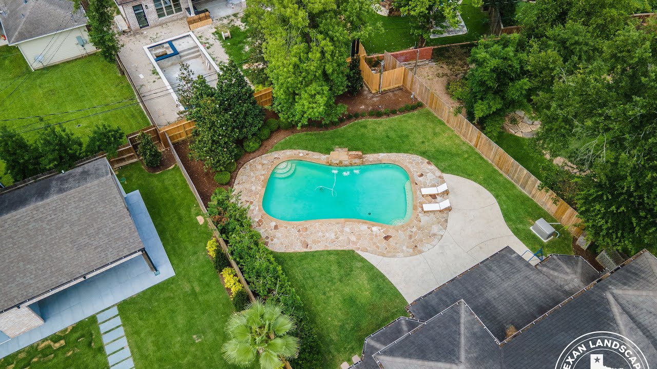 Houston Texas | Complete Backyard Transformation 🌿 | New Grass, Outdoor ...