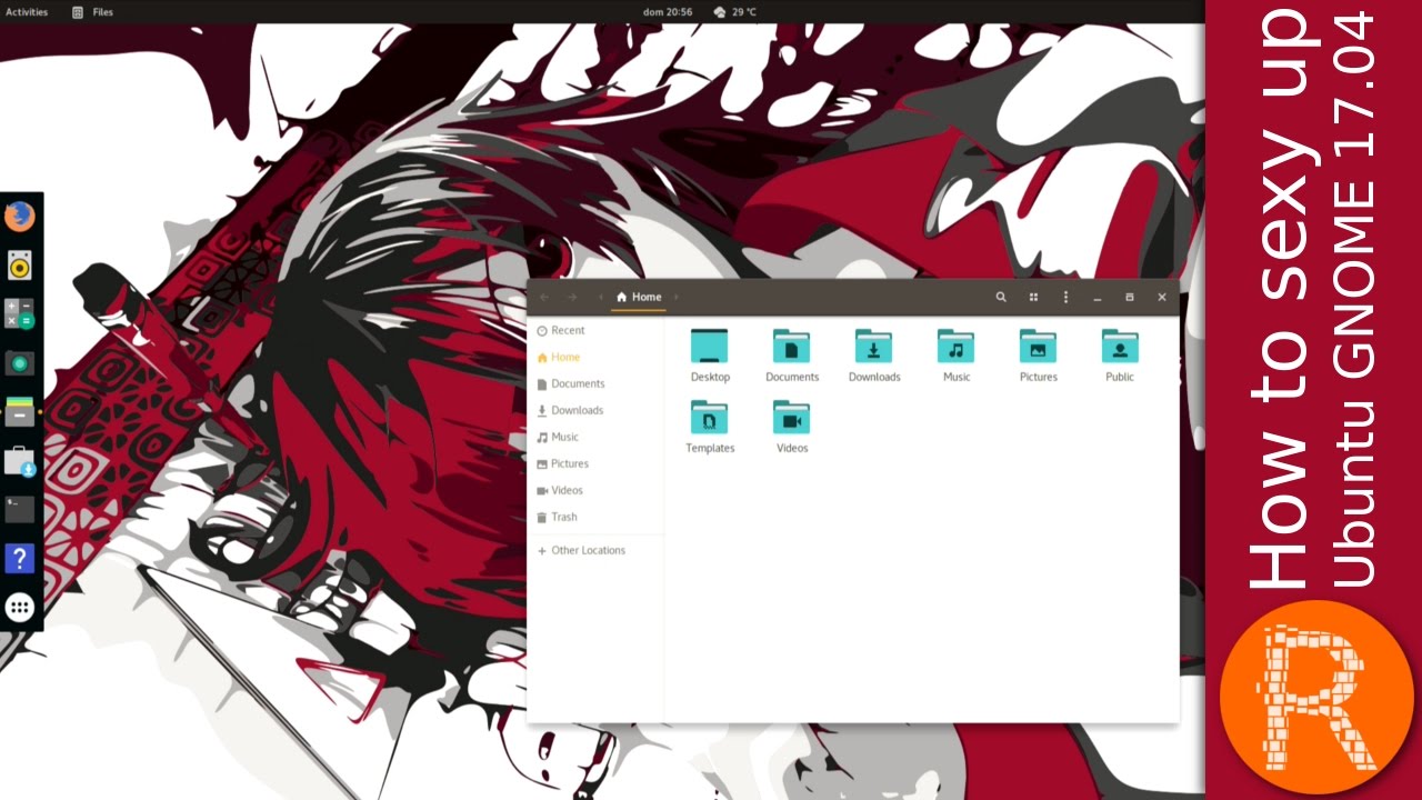 How To Sexy Up Ubuntu Gnome 1704 Youtube