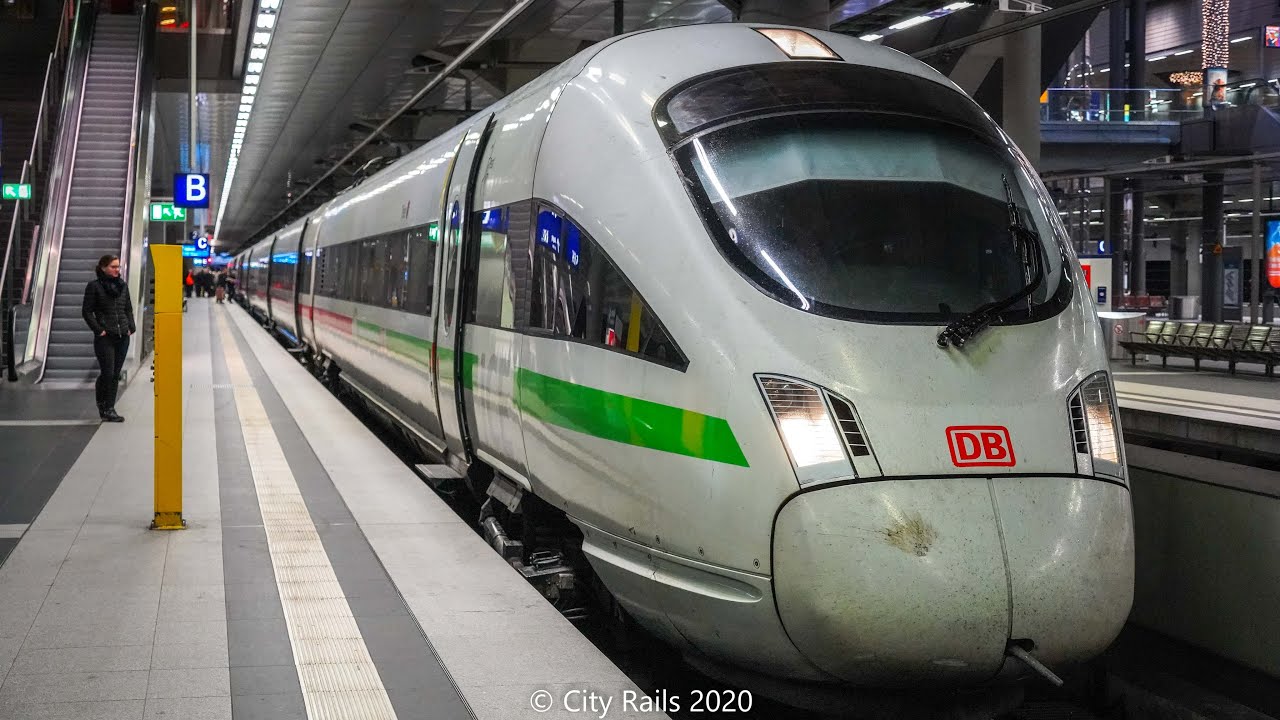 ICE 3T ( Siemens Velaro High Speed DB Class 411) departing Berlin ...