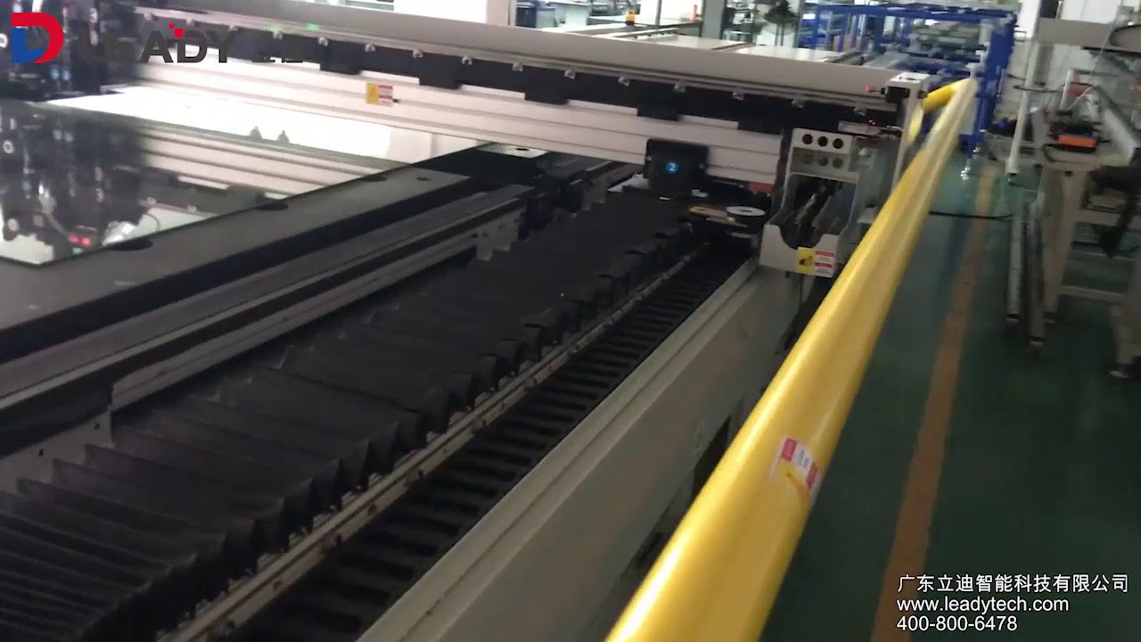 Chip mounter/chip shooter/placement/pick and place machine on the glass ...