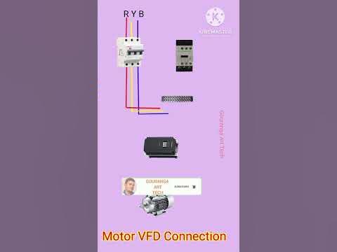 How to Connect a VFD to a Motor | Variable Frequency Drive Installation ...