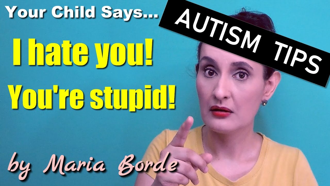 What To Do If Your Autistic Child Says Mean Things And Bad Words ...