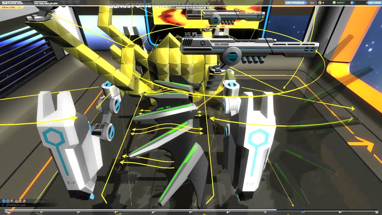 Robocraft Early Access (Ep.15) - Super Bug T8 Flying Rail Walker - YouTube