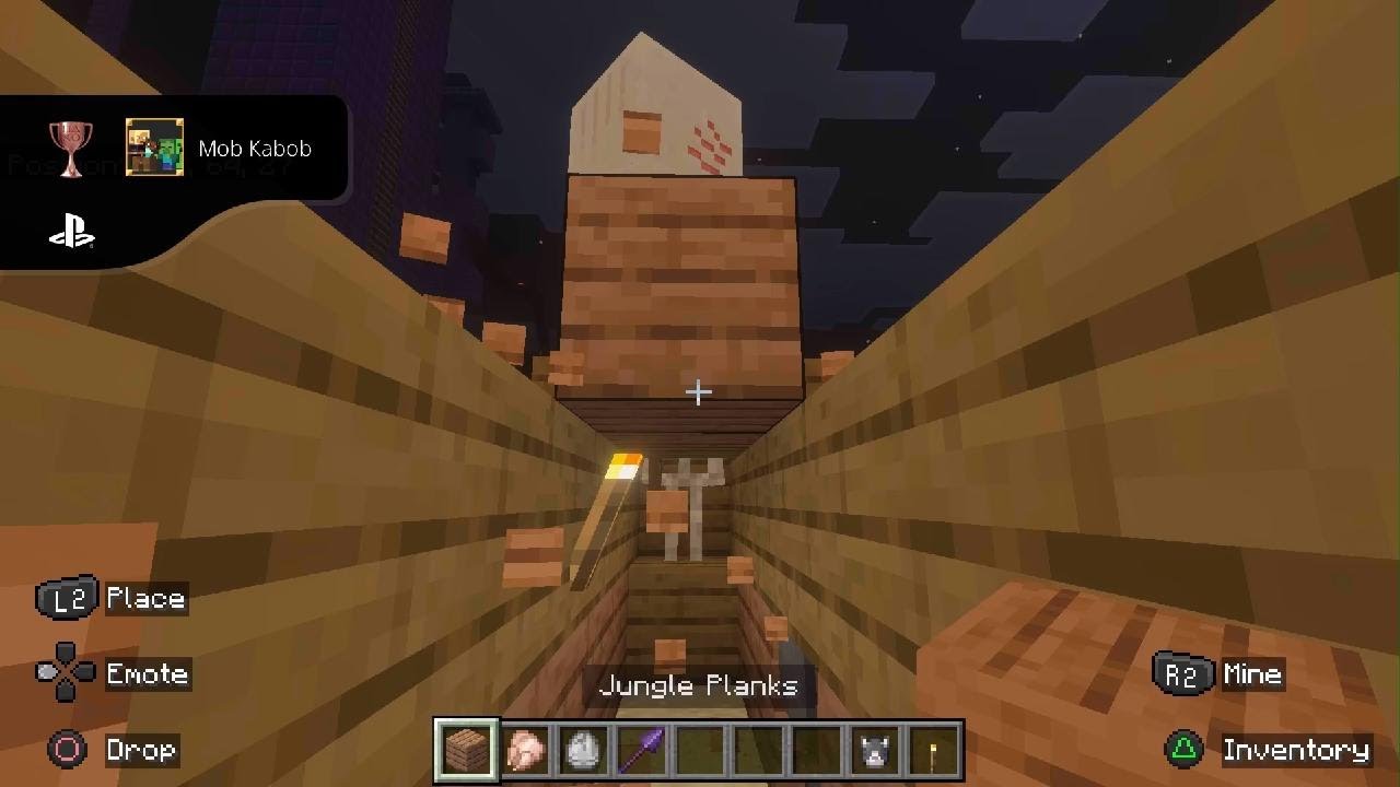 Completing the "Mob Kabob" Achievement in Creative Mode (Check ...