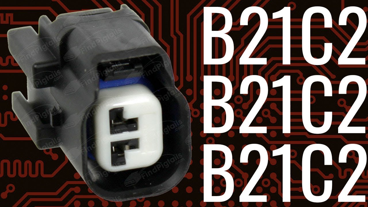 A 2 Pin Automotive Pigtail Connector, B21C2 - YouTube