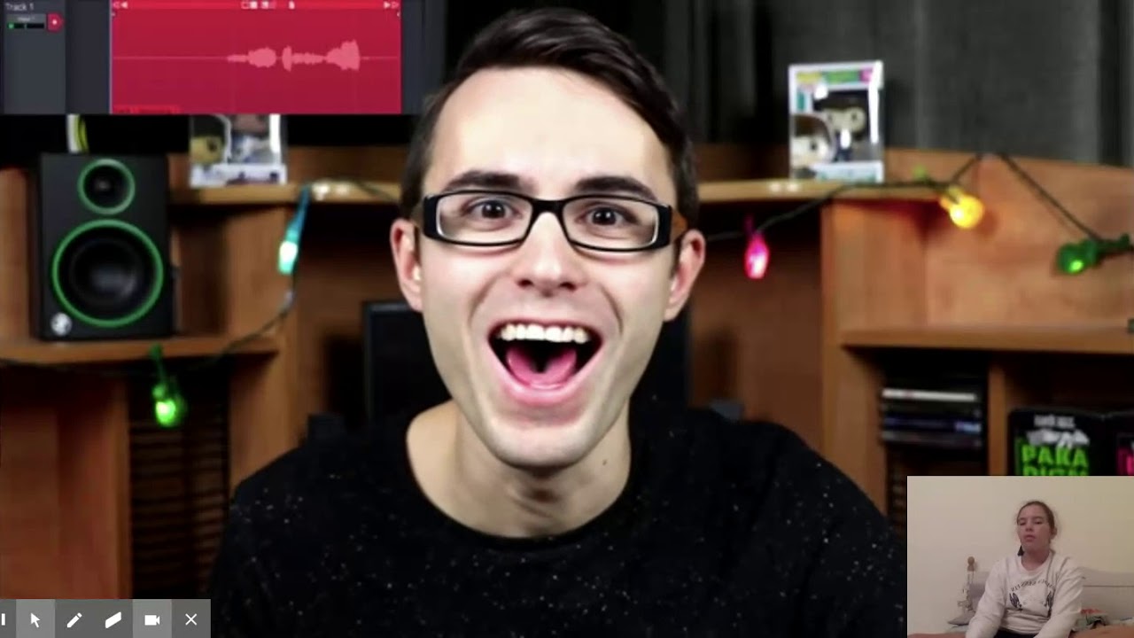 (408) HILARIOUS Hidden Messages in Backwards Songs! stevie t reaction ...