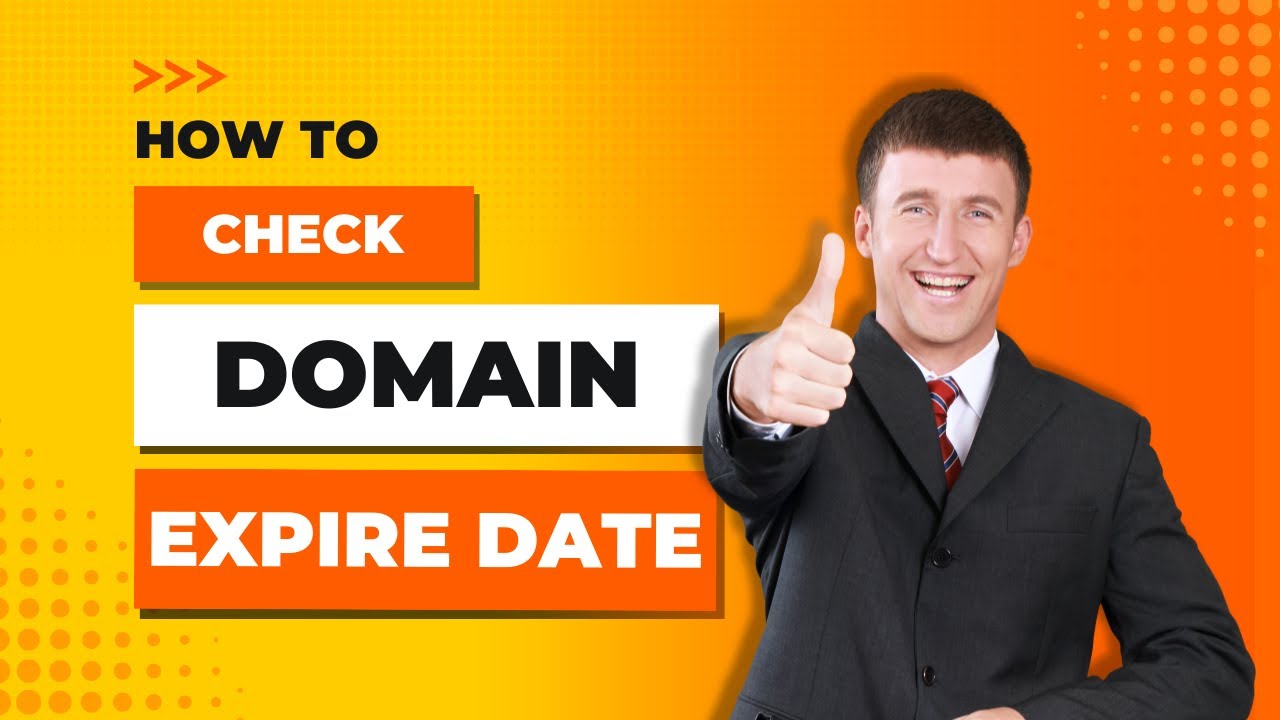 How To Check Your Domain Expire Date 2023 - YouTube