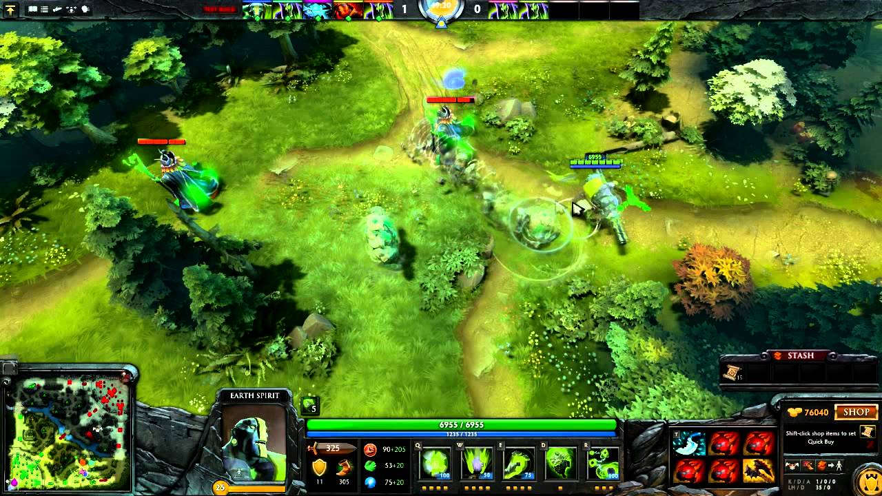 Testing Earth Spirit's Interaction w/ Stolen Stone Remnants - YouTube