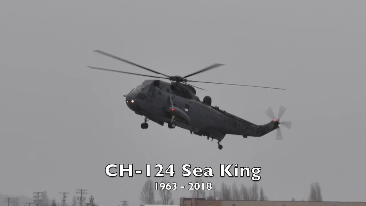 RCAF 443 Squadron CH-124 Sea King Retirement Fly Past | Part 1 - YouTube