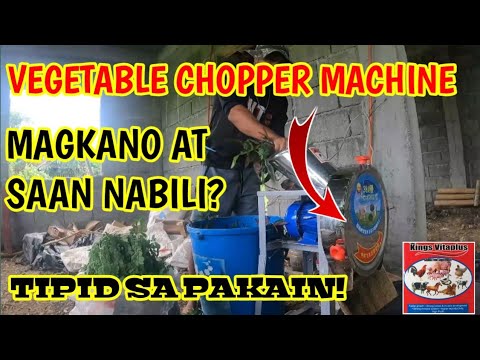 VEGETABLE CHOPPER,MAGKANO AT SAAN NABILI?SOBRANG TIPID SA PAKAIN MGA ALAGANG BABOY@mangungumatv8418