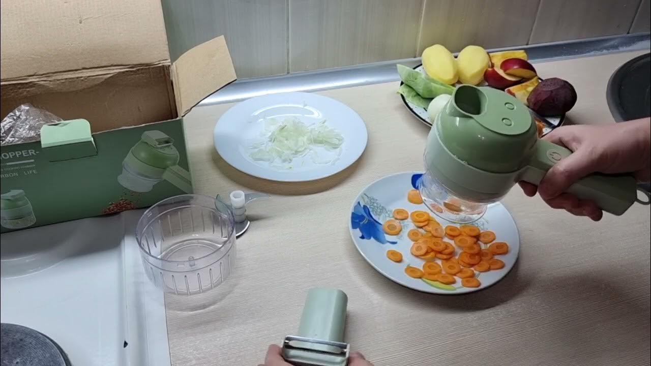 Портативный Мини Чоппер, Честный обзор и Тест! Измельчитель кухонный ...
